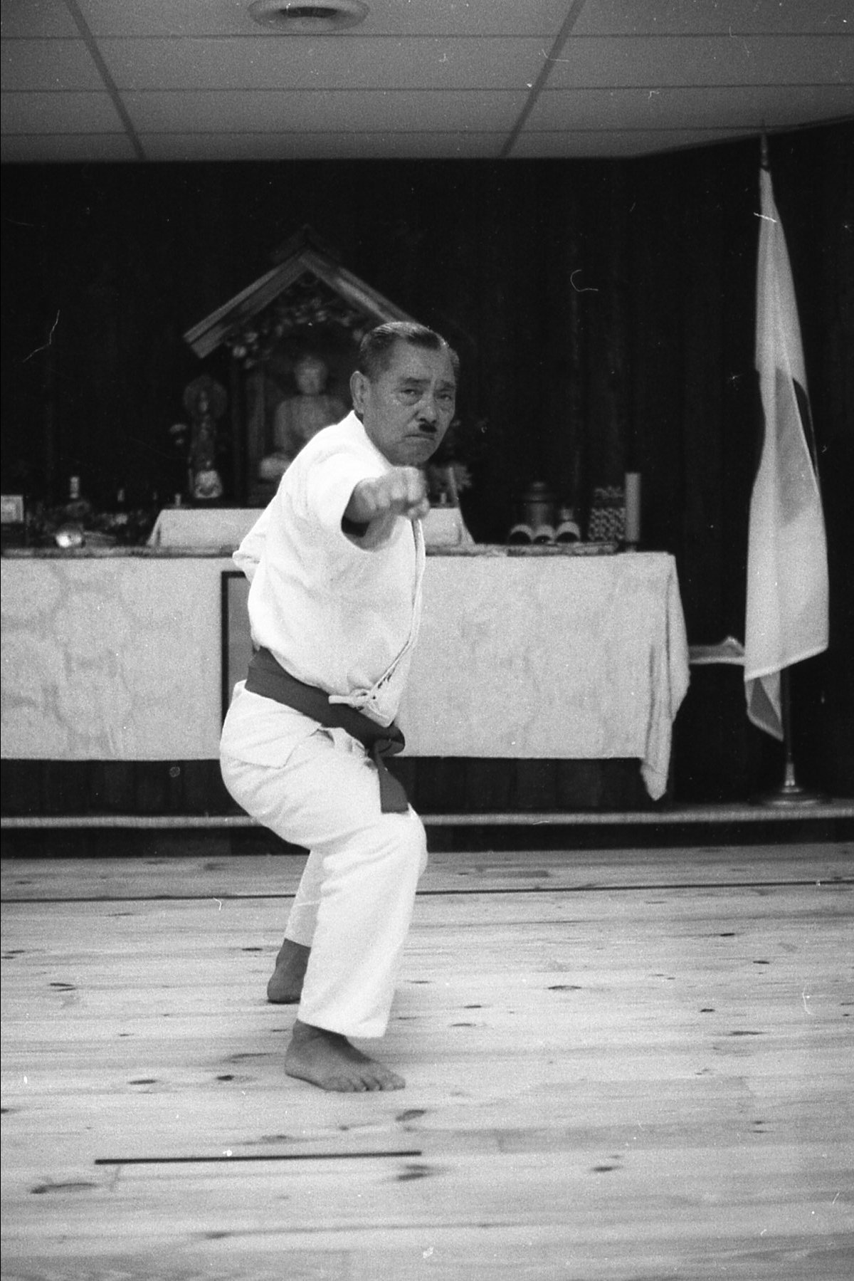 1973 - O'Sensei (Photo courtesy of Terry Collis)