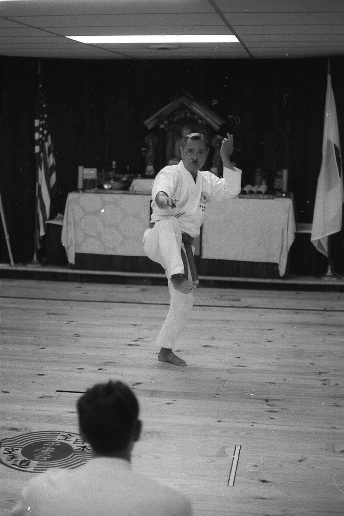 1973 - O'Sensei (Photo courtesy of Terry Collis)