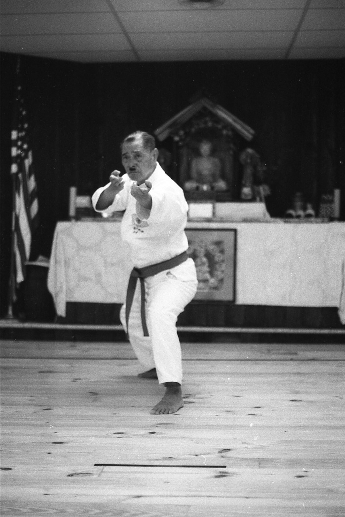 1973 - O'Sensei (Photo courtesy of Terry Collis)