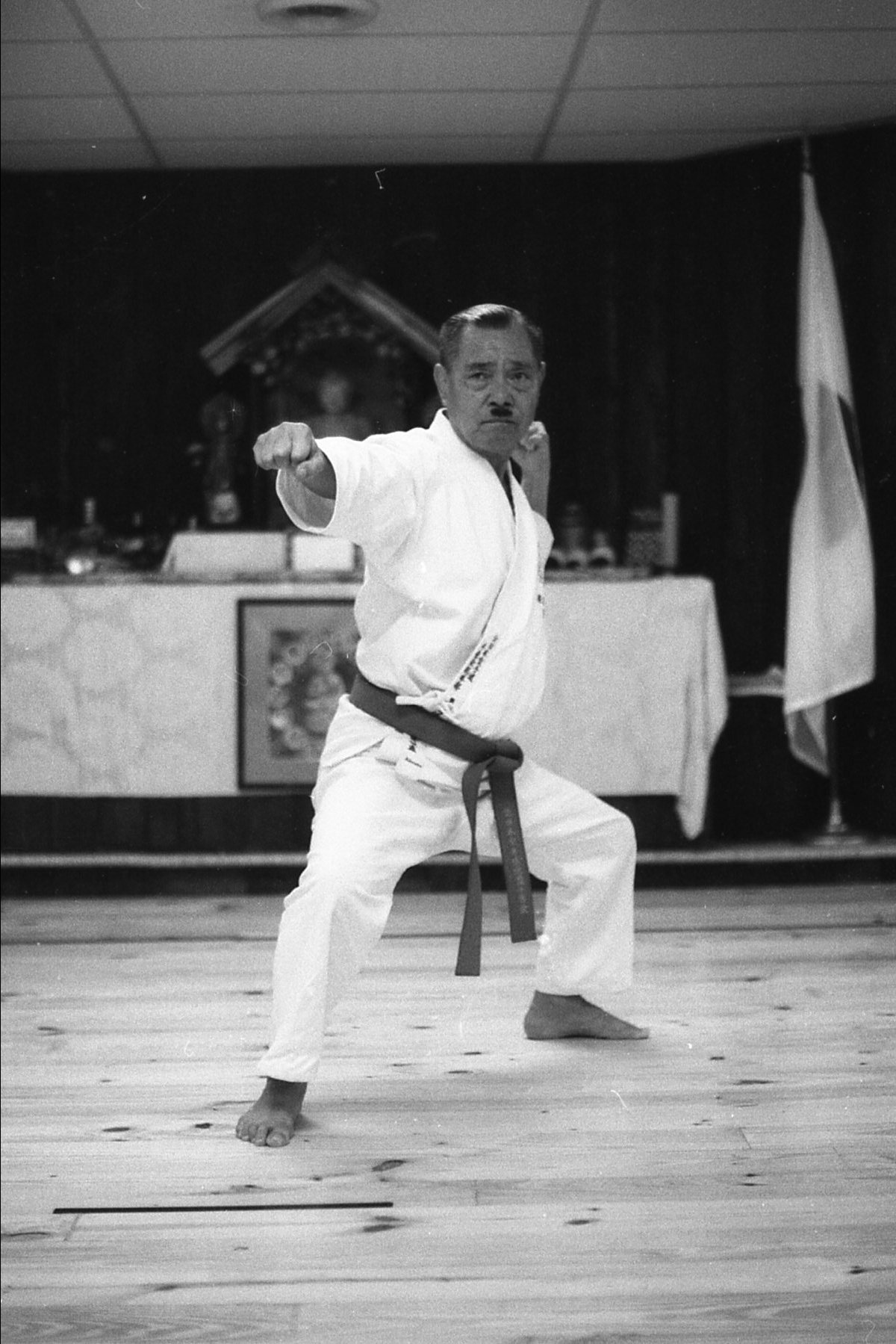 1973 - O'Sensei (Photo courtesy of Terry Collis)